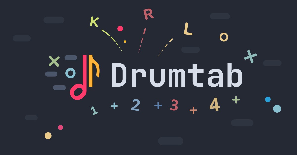 Drumtabs - Online Drum Tab Editor